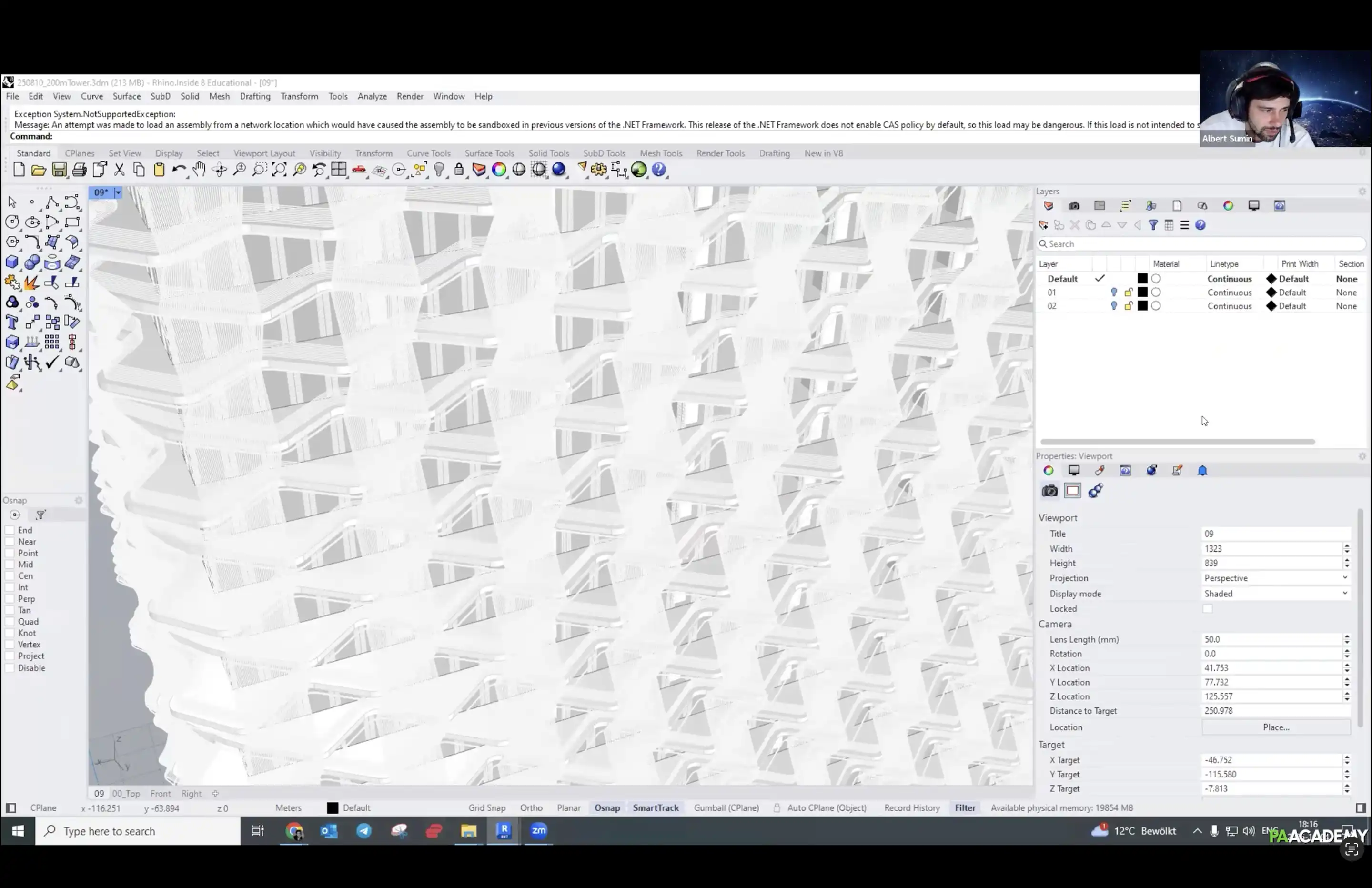 BIM & Rhino.Inside for Advanced Tower Design | PAACADEMY
