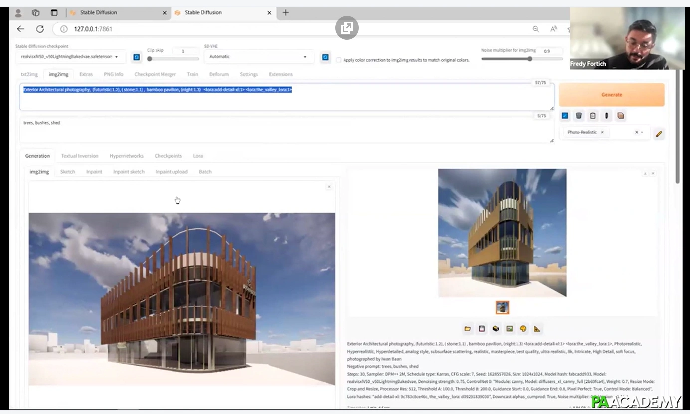 Generative Architecture with AI (SD+FLUX) | PAACADEMY