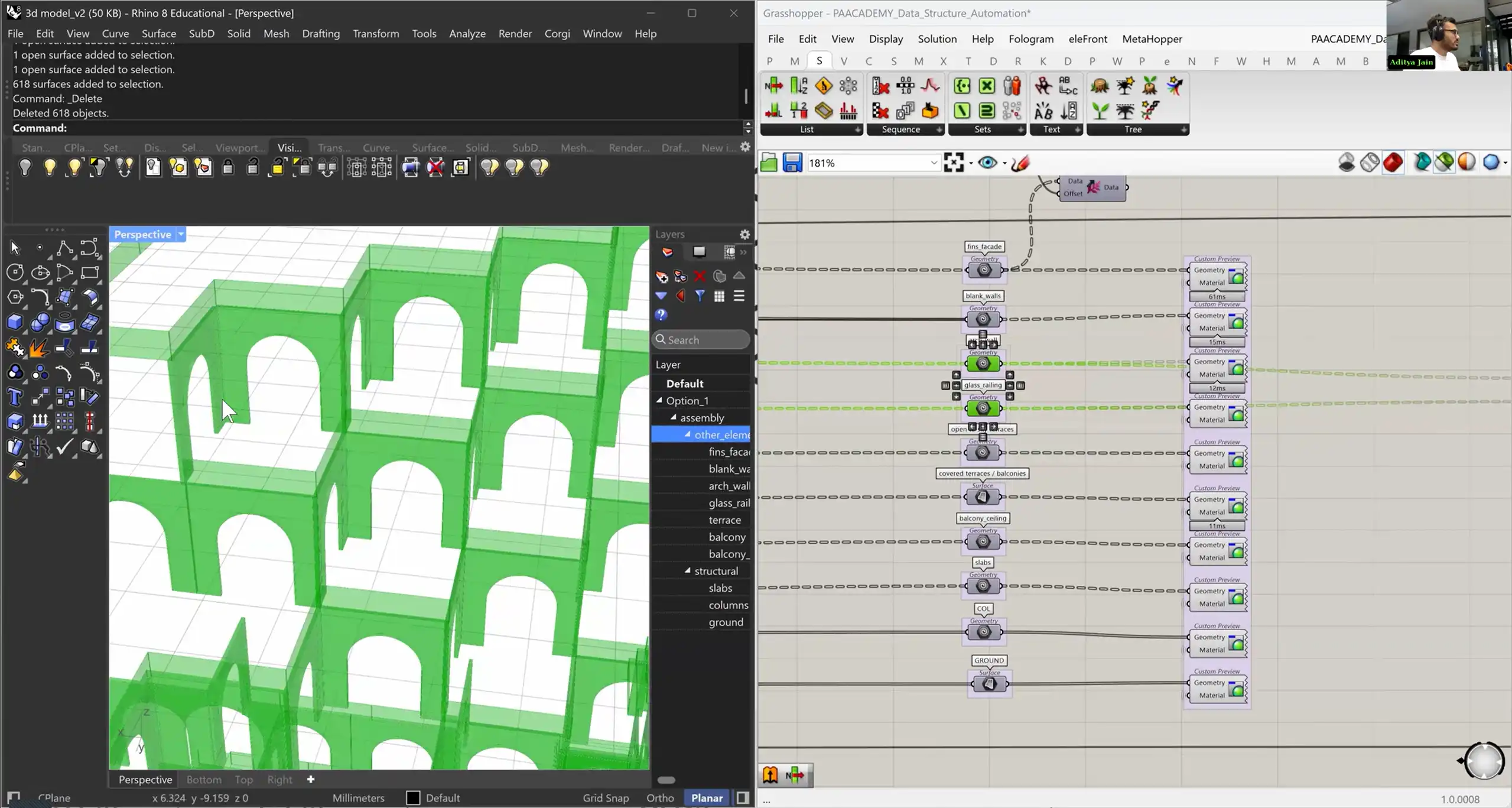 Grasshopper3D: Data Structures & Design Automation | PAACADEMY