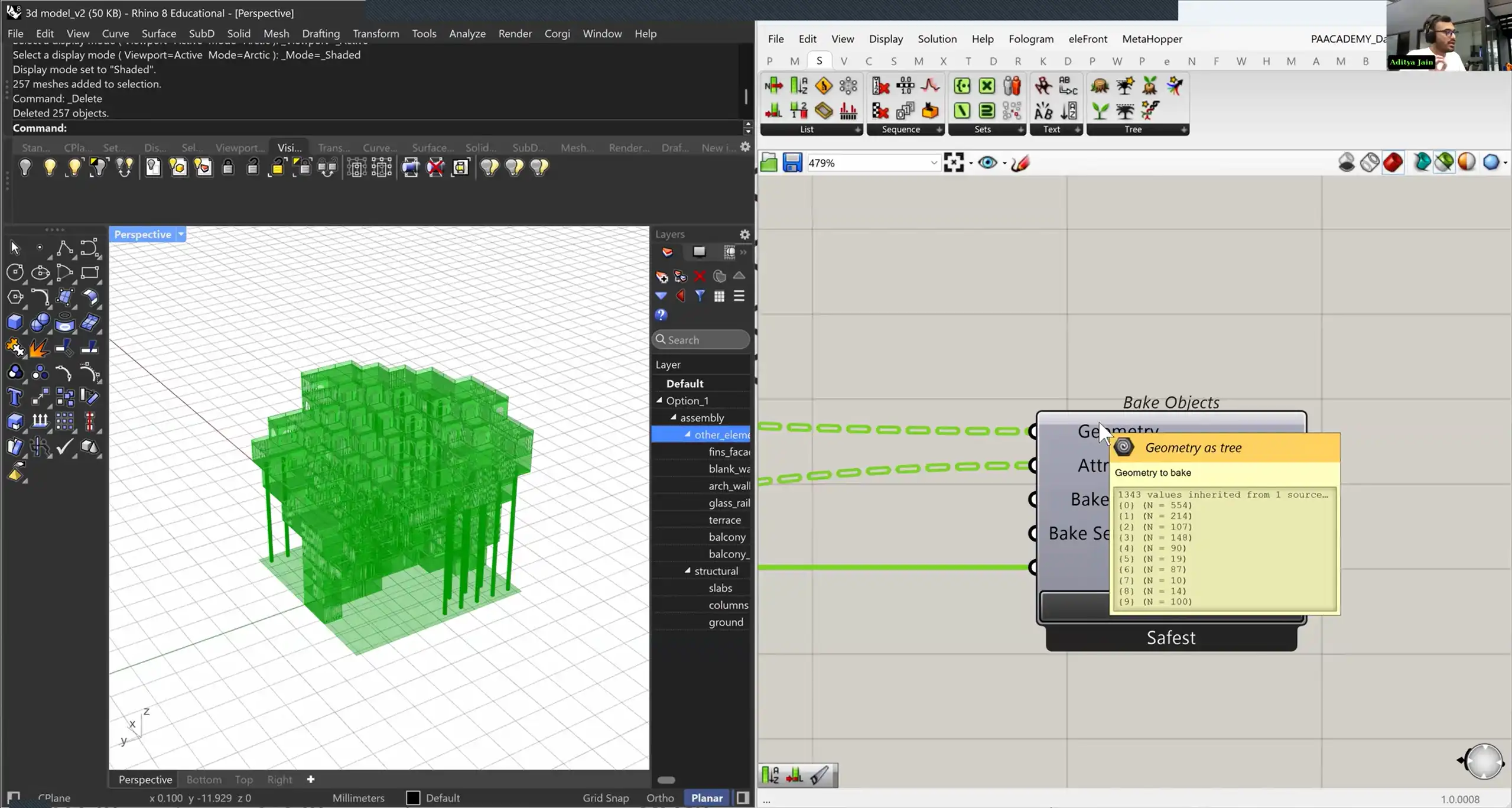 Grasshopper3D: Data Structures & Design Automation | PAACADEMY