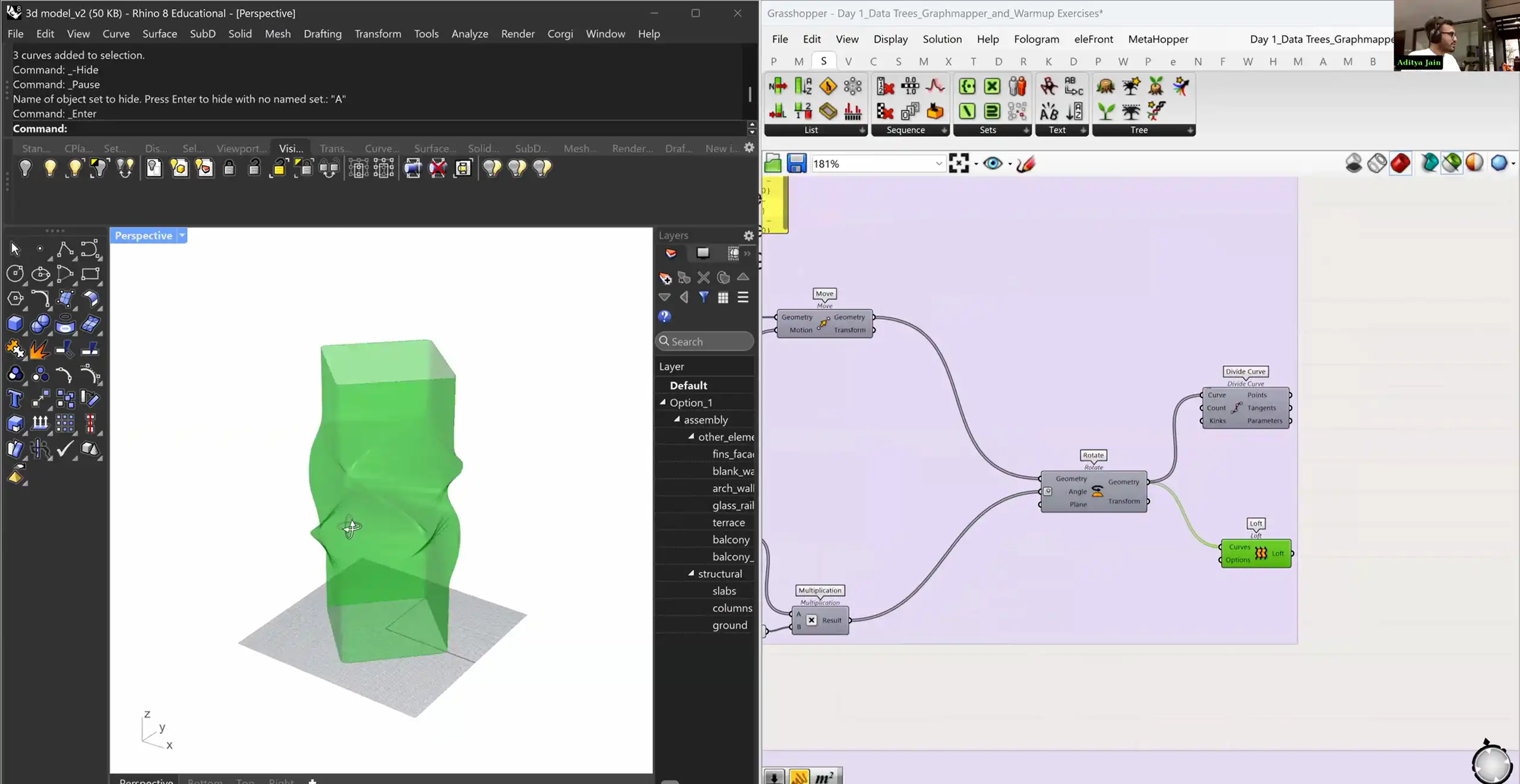 Grasshopper3D: Data Structures & Design Automation | PAACADEMY