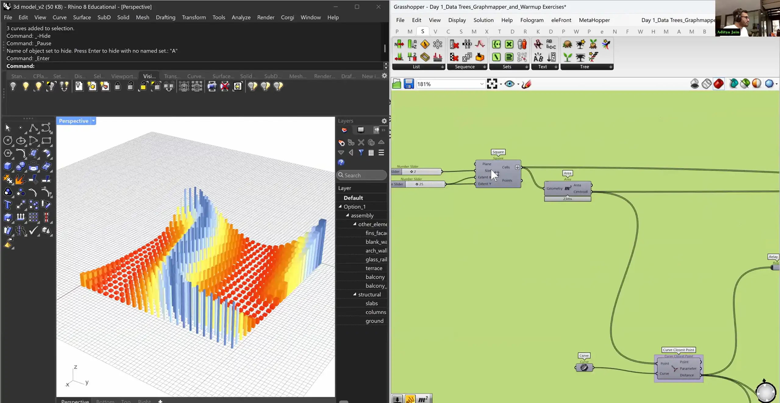 Grasshopper3D: Data Structures & Design Automation | PAACADEMY