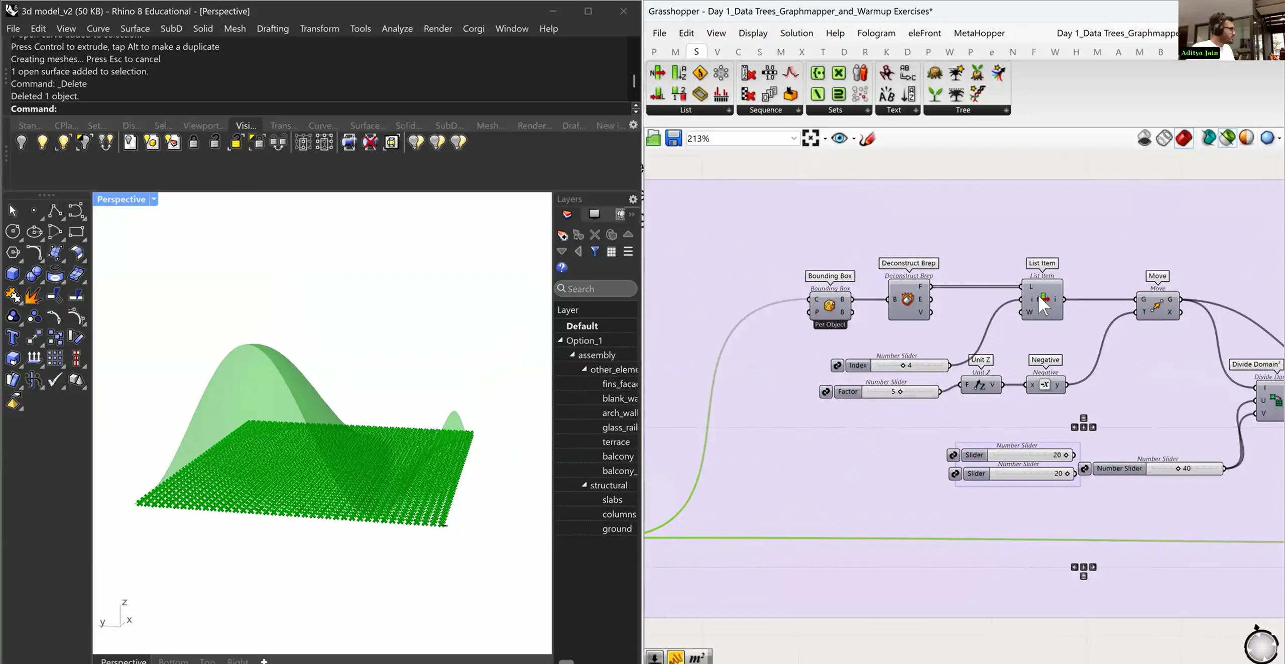 Grasshopper3D: Data Structures & Design Automation | PAACADEMY