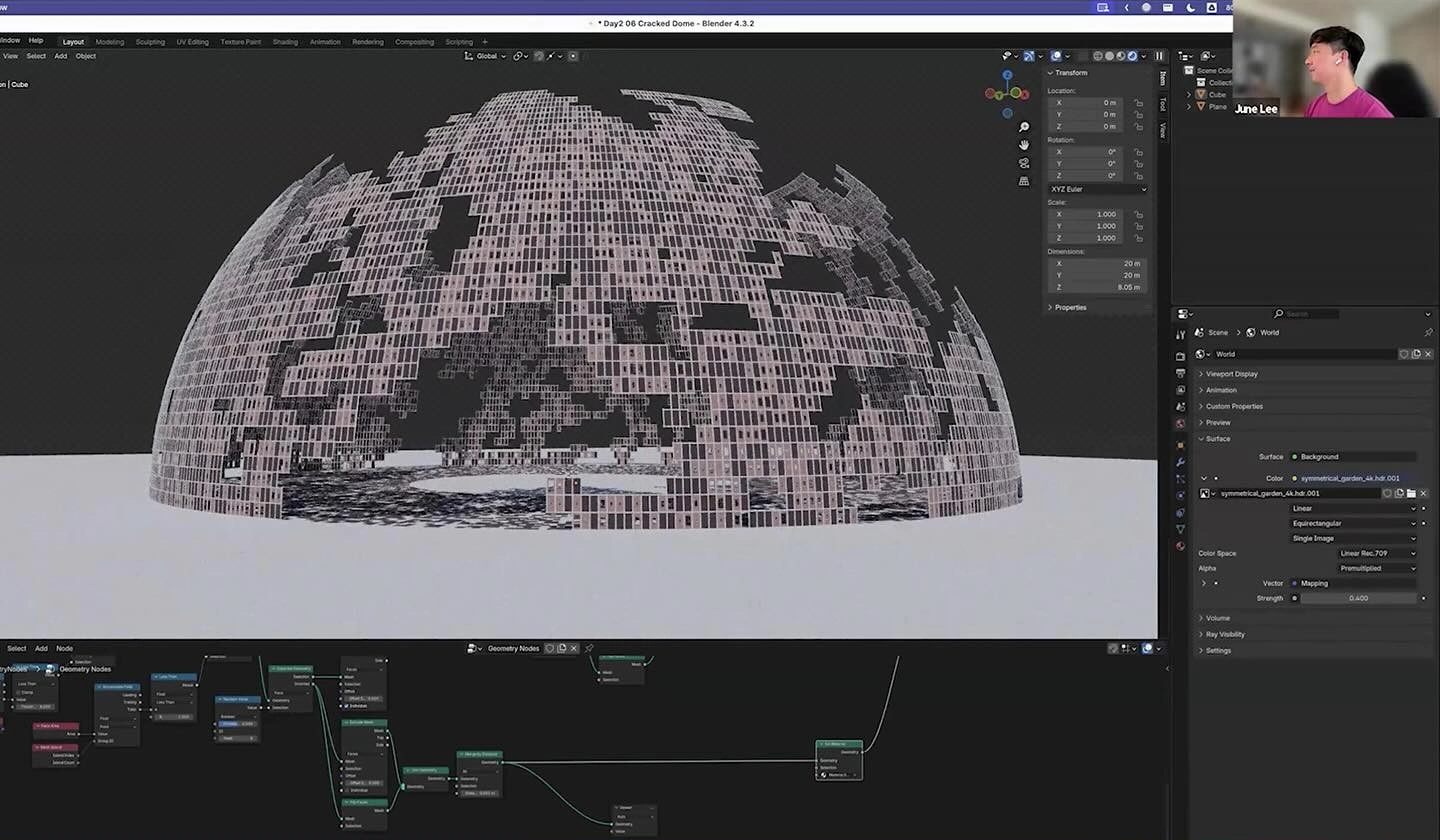 Scripting Forms: Grasshopper3D & Blender | PAACADEMY