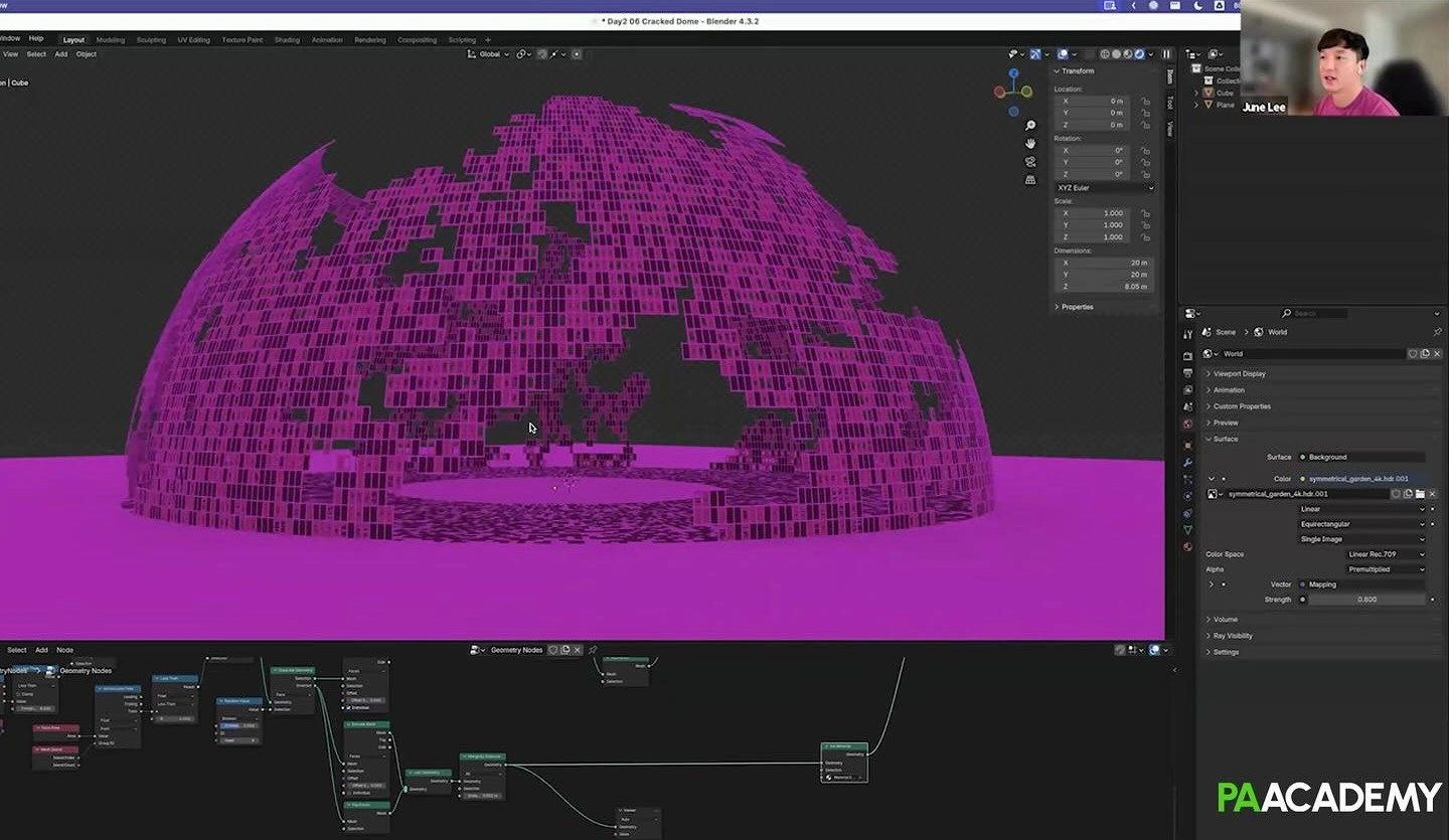 Scripting Forms: Grasshopper3D & Blender | PAACADEMY