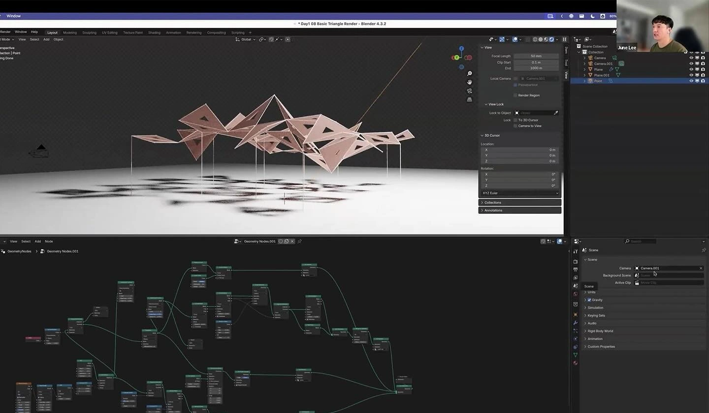 Scripting Forms: Grasshopper3D & Blender | PAACADEMY