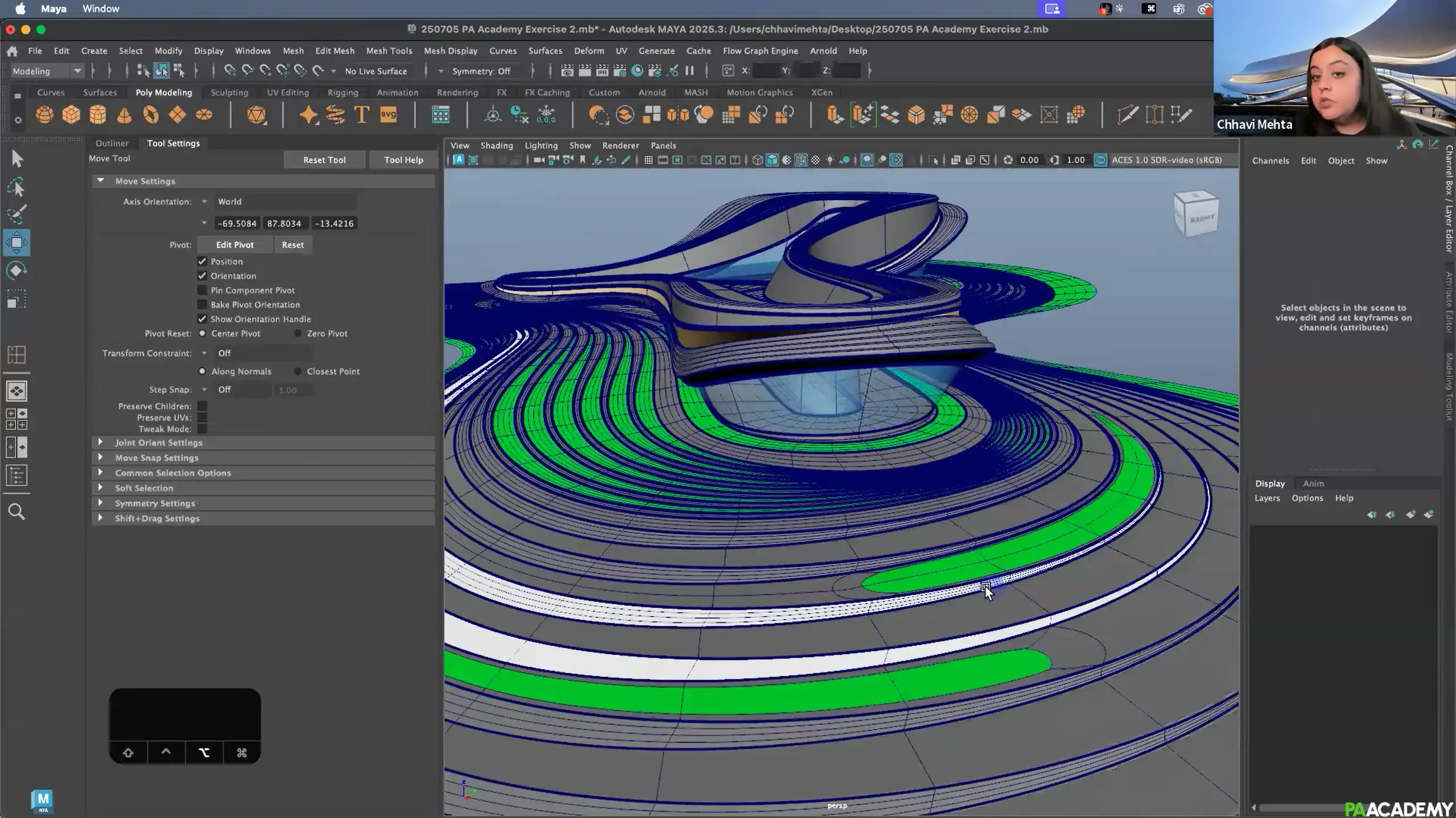 Symbiotic Design: AI-Driven Fluid Modeling in Maya | PAACADEMY