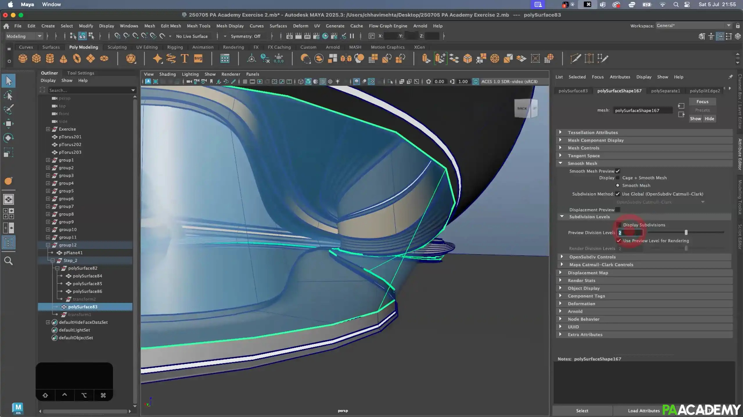 Symbiotic Design: AI-Driven Fluid Modeling in Maya | PAACADEMY